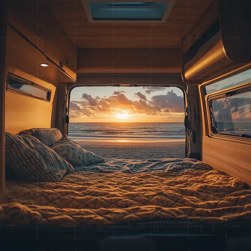 Scenic Camper Van Views Midjourney Prompt | PromptBase