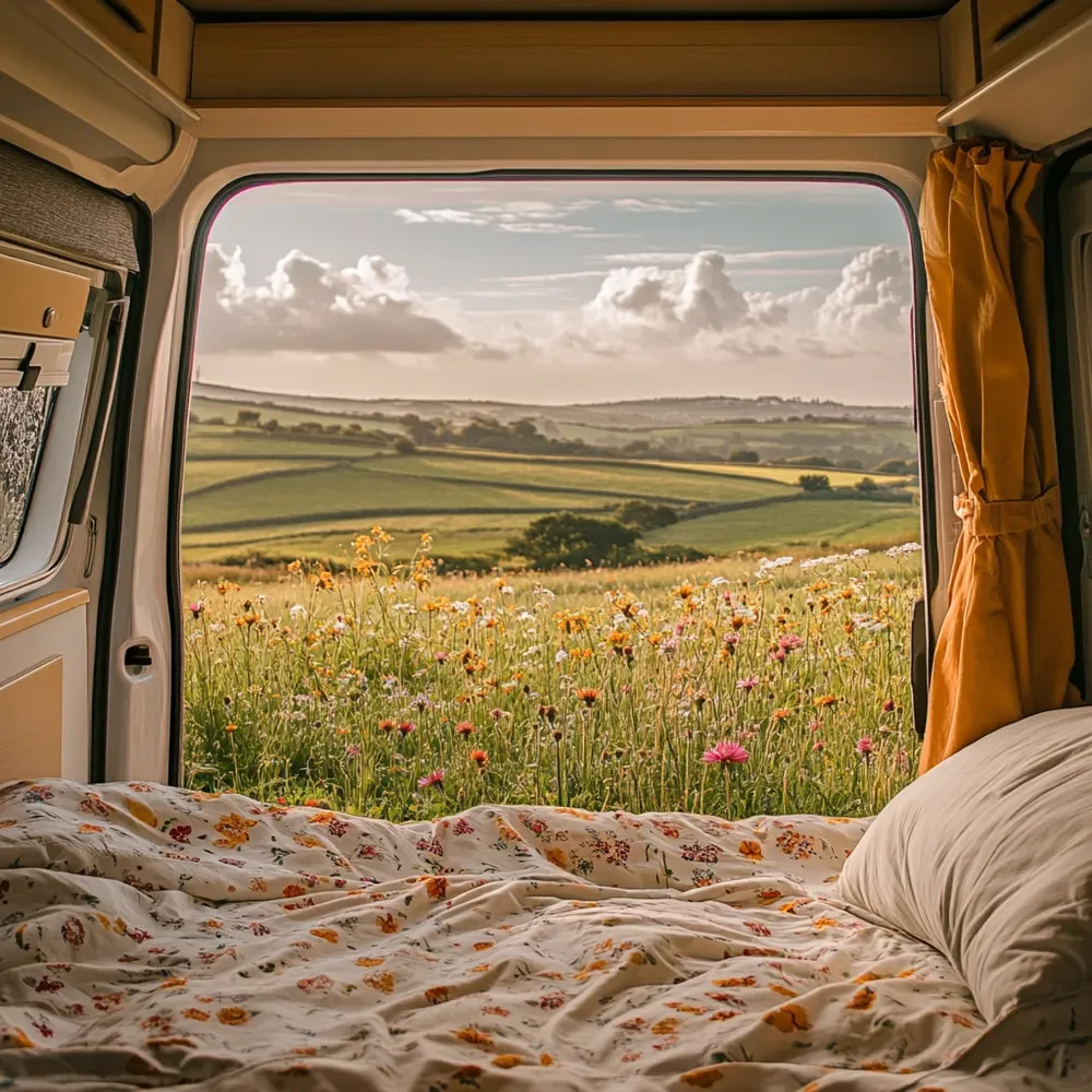 Scenic Camper Van Views Midjourney Prompt | PromptBase