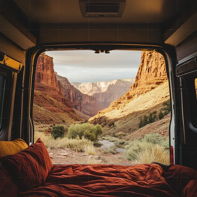 Scenic Camper Van Views Midjourney Prompt | PromptBase