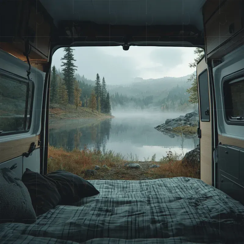 Scenic Camper Van Views Midjourney Prompt | PromptBase