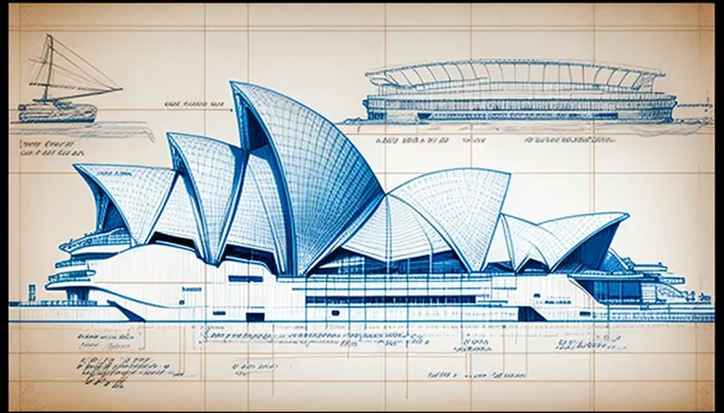 Blueprints Of Famous Structures