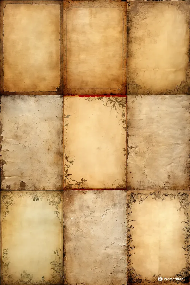 RPG Parchment Pages Midjourney Prompt | PromptBase