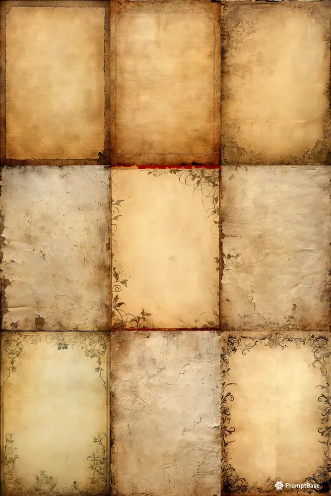 RPG Parchment Pages Midjourney Prompt | PromptBase
