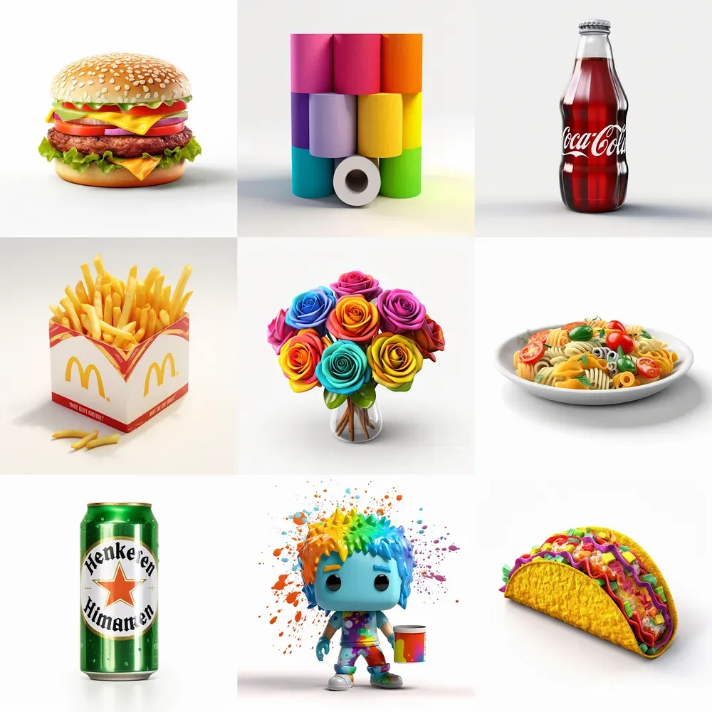 3D And Colorful Everyday Life Objects Midjourney Prompt | PromptBase