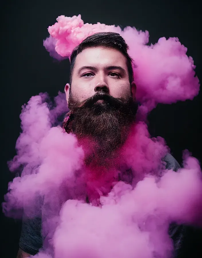 Colored Smoke Portraits Midjourney Prompt | PromptBase