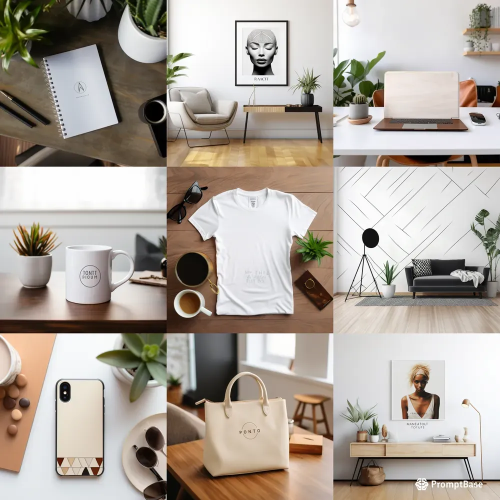 Trendy Mockups Midjourney Prompt | PromptBase