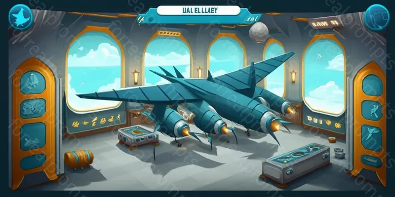 Game Lobby Designs Midjourney Prompt | PromptBase