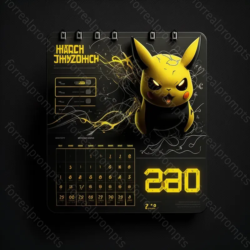 Calendar Designs Midjourney Prompt | PromptBase