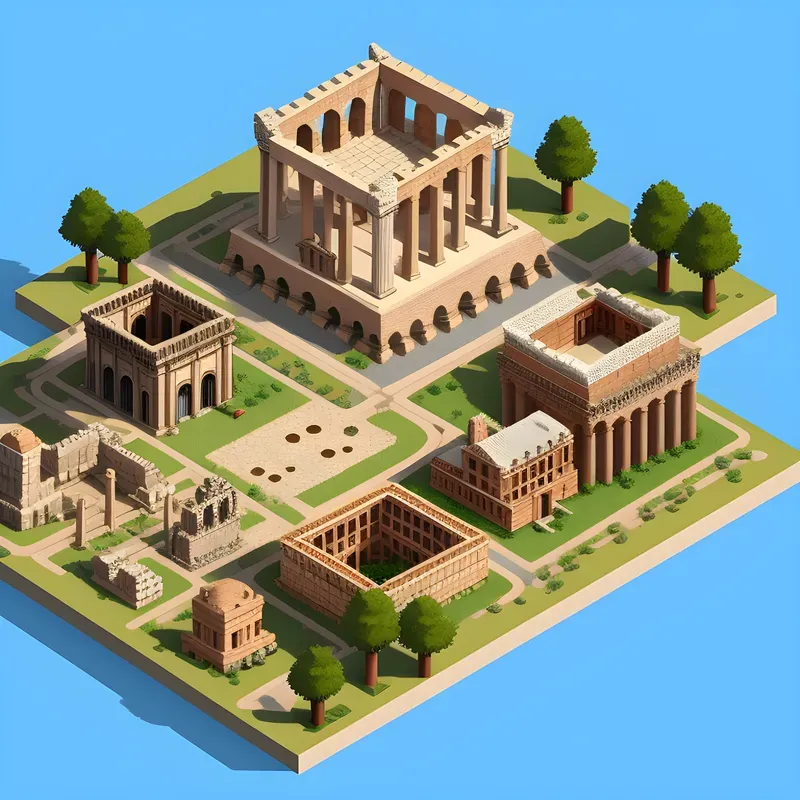 Isometric City Blocks Stable Diffusion Prompt | PromptBase