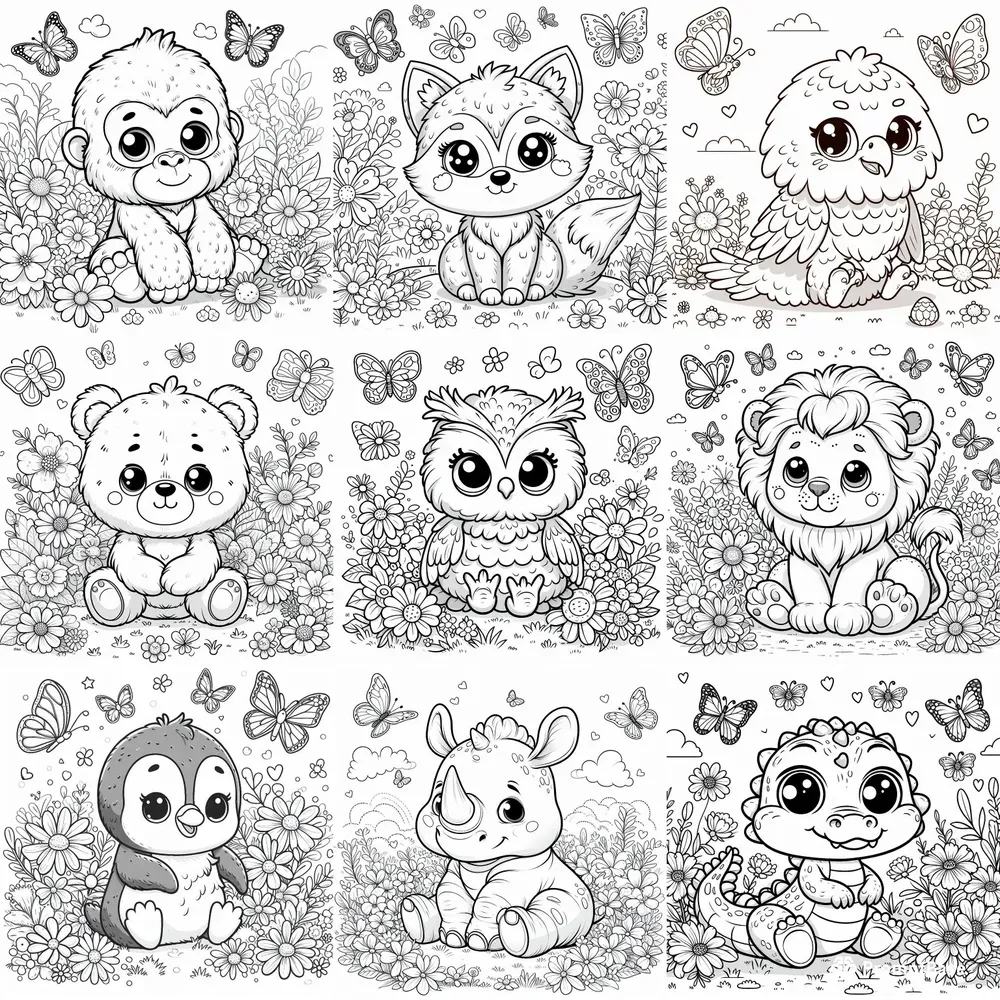 Kids Coloring Pages DALL·E Prompt | PromptBase