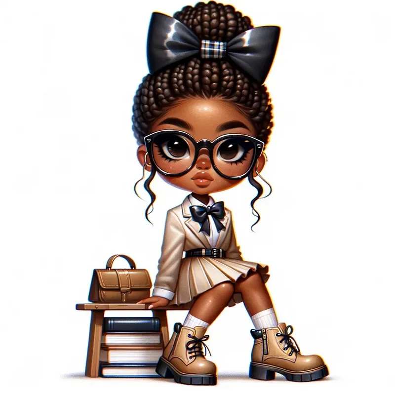 Chibi Girls In Uniforms DALL·E Prompt | PromptBase