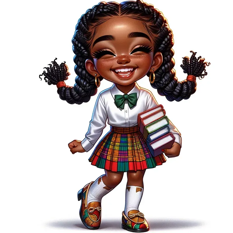 Chibi Girls In Uniforms DALL·E Prompt | PromptBase