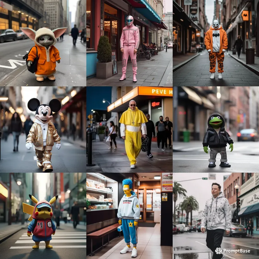 Hypebeast Realistic Characters Midjourney Prompt | PromptBase
