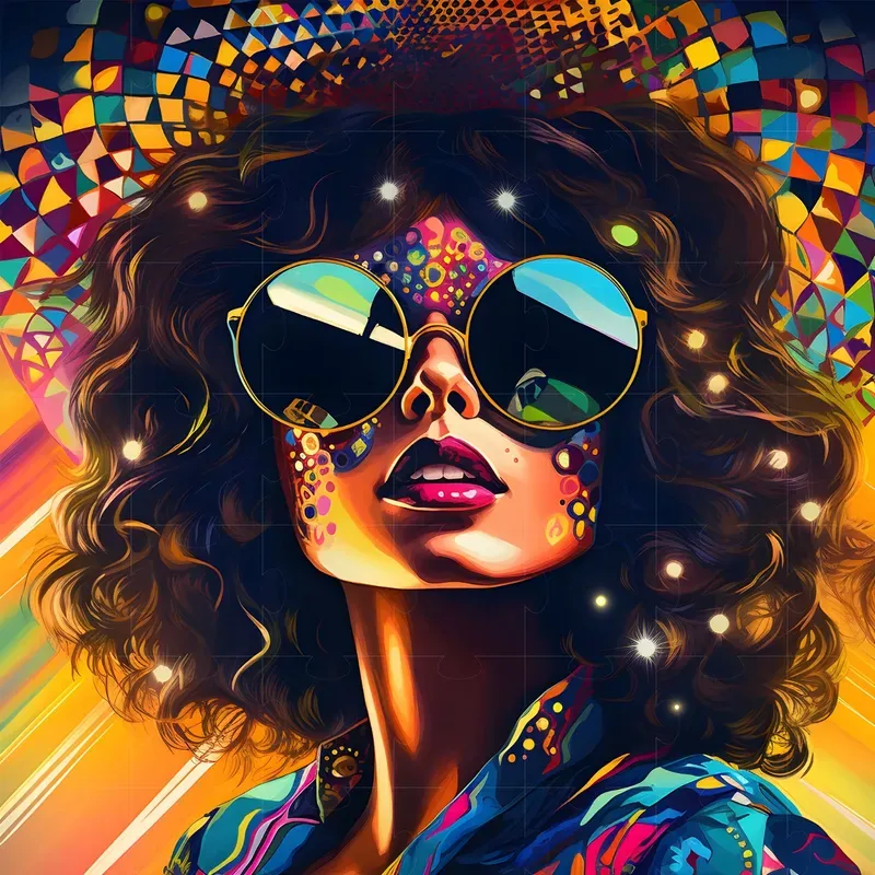 Disco Boogie Illustrations Midjourney Prompt | PromptBase