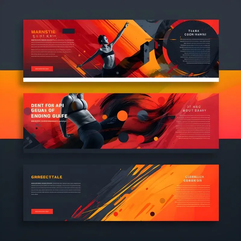 Stunning Website Banners Midjourney Prompt | PromptBase