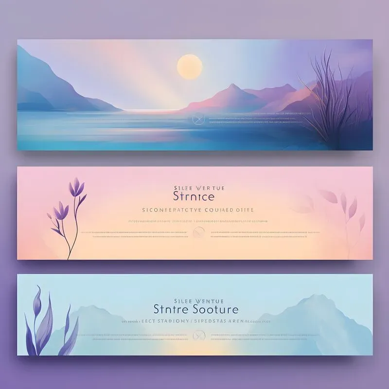 Stunning Website Banners Midjourney Prompt | PromptBase