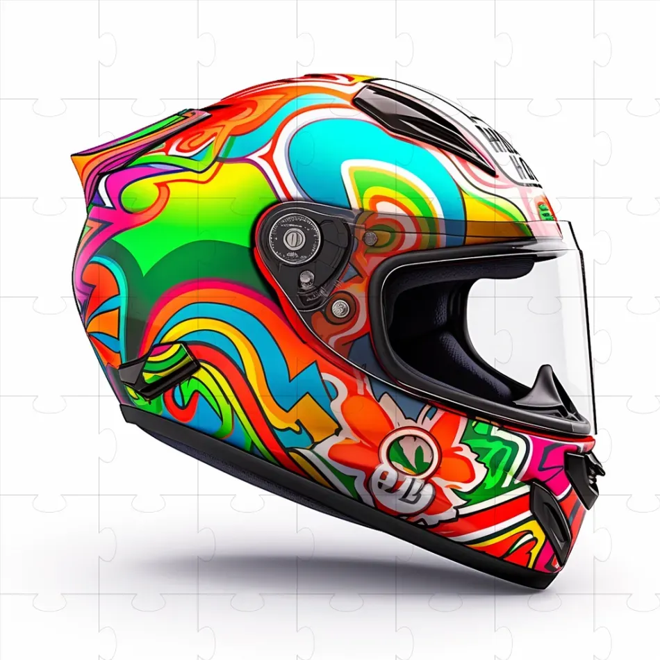 Motogp Helmet Designs Midjourney Prompt | PromptBase