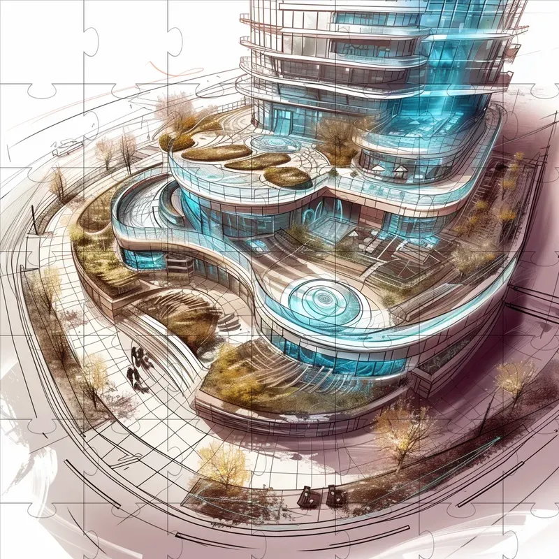 Future Built Architectural Adventures Midjourney Prompt | PromptBase