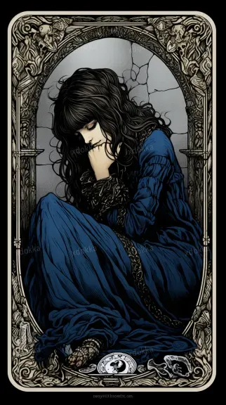 Sad Tarot Card Designs Midjourney Prompt | PromptBase