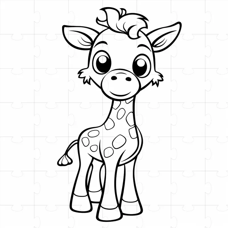 Simple Coloring Book Pages For Kids Midjourney Prompt | PromptBase