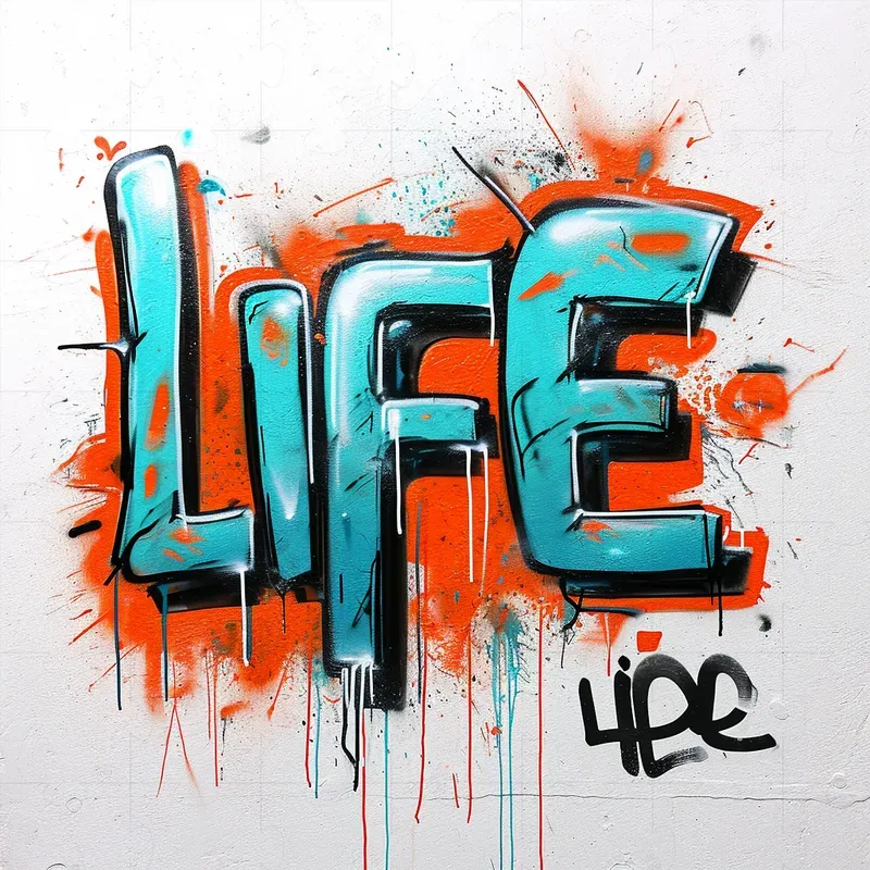 Graffiti Texts Generator Midjourney Prompt | PromptBase