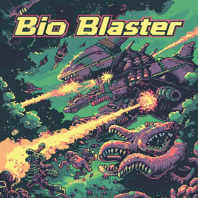 Pixel Art Game Covers 8-bit Midjourney Prompt | PromptBase