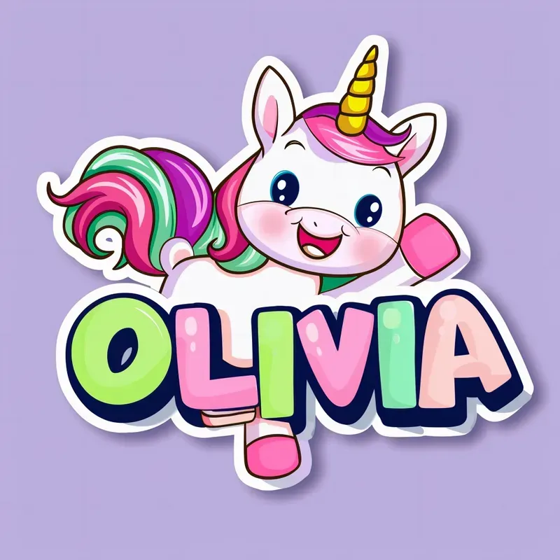 Cute Name Stickers For Kids Midjourney Prompt | PromptBase