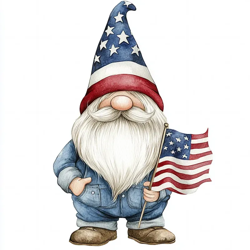 Watercolor Seasonal Gnomes Clipart Midjourney Prompt | PromptBase