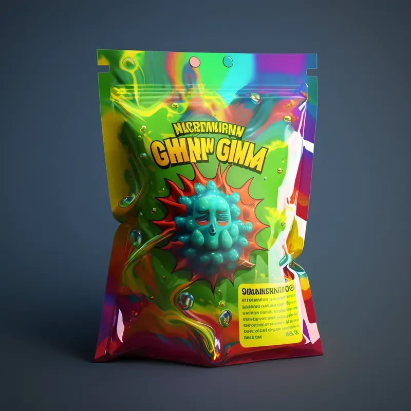 Weed Gummy Packaging Mockups Midjourney Prompt | PromptBase