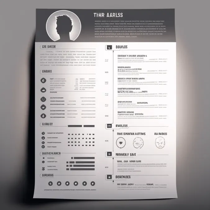 Resume CV Templates Midjourney Prompt | PromptBase