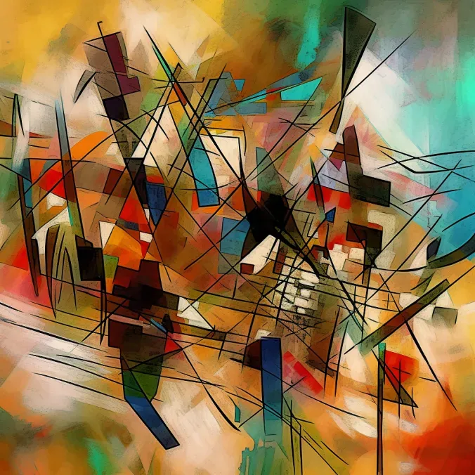 Abstract Expressionism Modern Art Midjourney Prompt | PromptBase