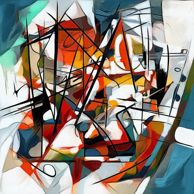 Abstract Expressionism Modern Art Midjourney Prompt | PromptBase