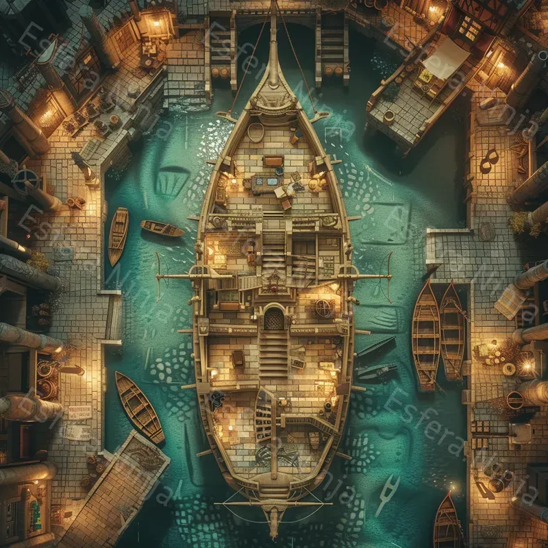 Tabletop RPG Role Maps Midjourney Prompt | PromptBase