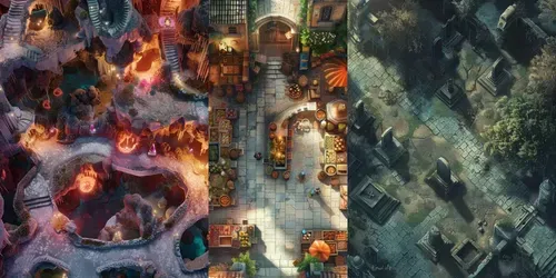 Tabletop RPG Fantasy World Maps Midjourney Prompt | PromptBase