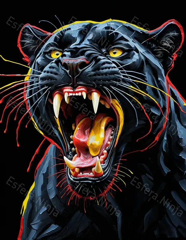 Neo Expressionist Animal Paintings Stable Diffusion Prompt | PromptBase