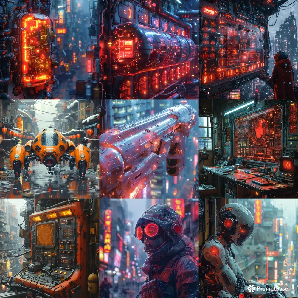 Cyberpunk Technologies Midjourney Prompt | PromptBase