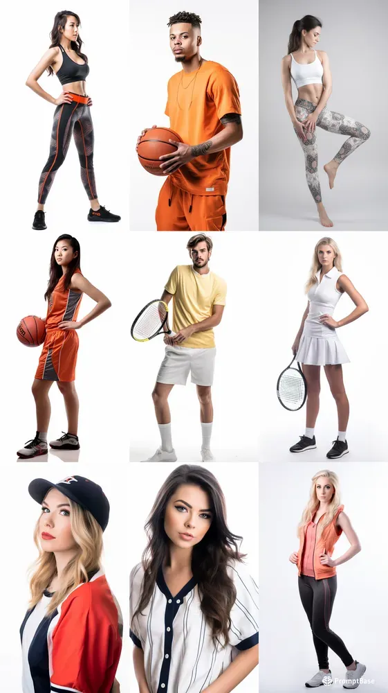 Commercial Sports Models Midjourney Prompt | PromptBase