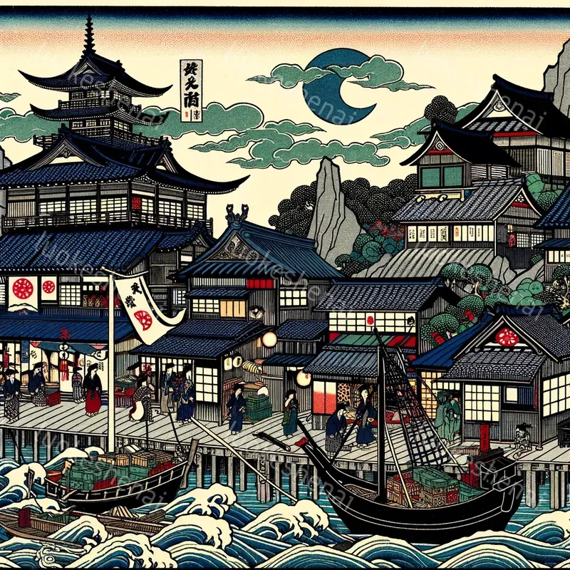 Magical Japanese Ukiyoe Style DALL·E Prompt | PromptBase