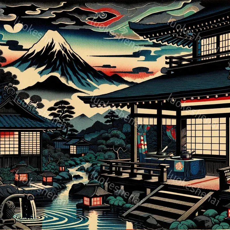 Magical Japanese Ukiyoe Style DALL·E Prompt | PromptBase