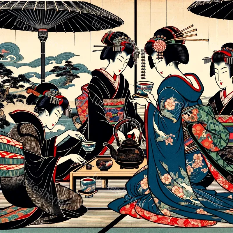 Magical Japanese Ukiyoe Style DALL·E Prompt | PromptBase