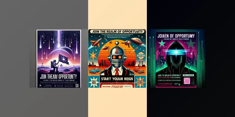 Impact Creative Job Ad Poster Art DALL·E Prompt | PromptBase