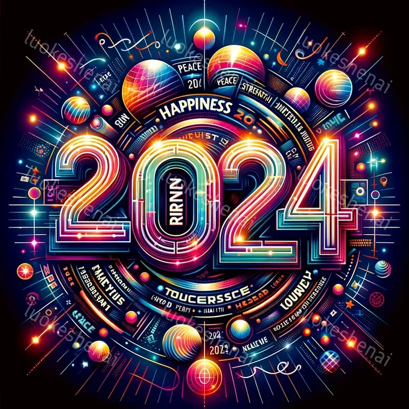 Sending You Good Wishes Posters For 2024 DALL·E Prompt | PromptBase