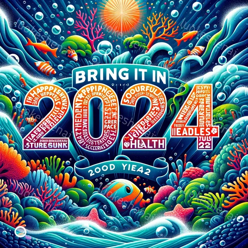 Sending You Good Wishes Posters For 2024 DALL·E Prompt | PromptBase