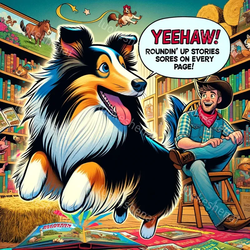 Dogs Get Hooked On Fairy Tale Covers DALL·E Prompt | PromptBase