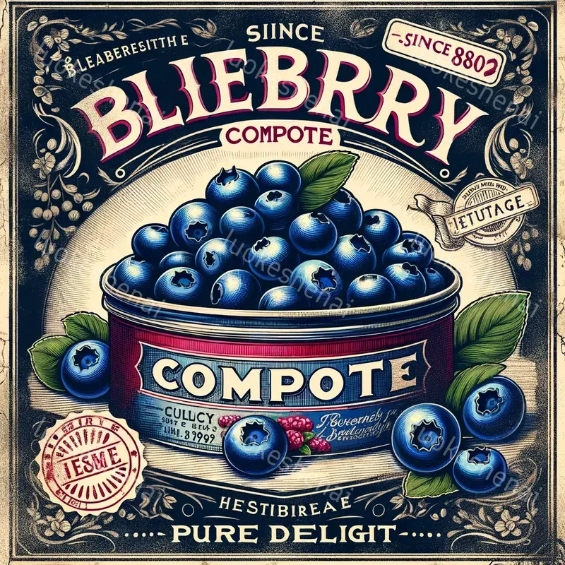 Fruit Retro Style Advertising Posters DALL·E Prompt | PromptBase