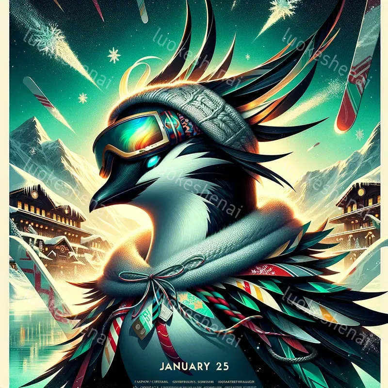 Fantasy Animals Winterfest Theme Posters DALL·E Prompt | PromptBase