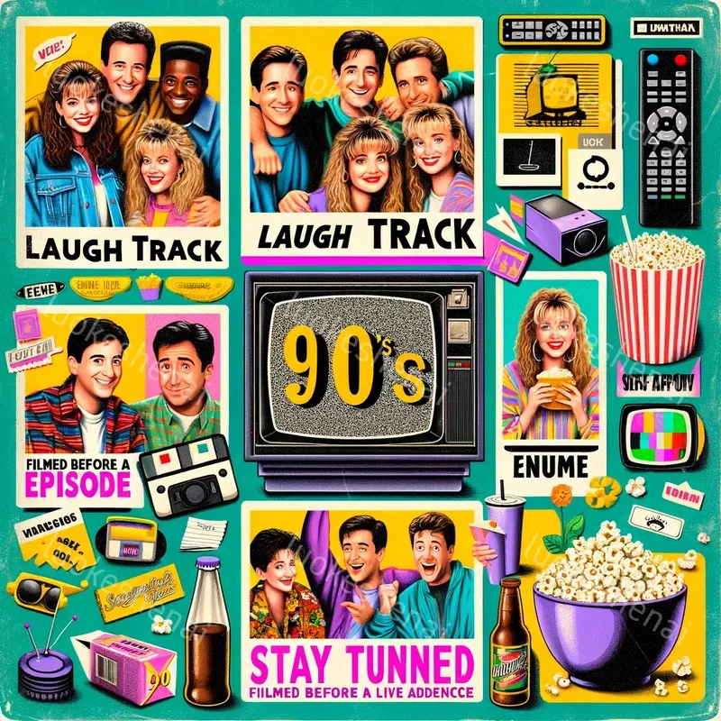 Vibrant 90s Polaroid Collage Art Posters DALL·E Prompt | PromptBase