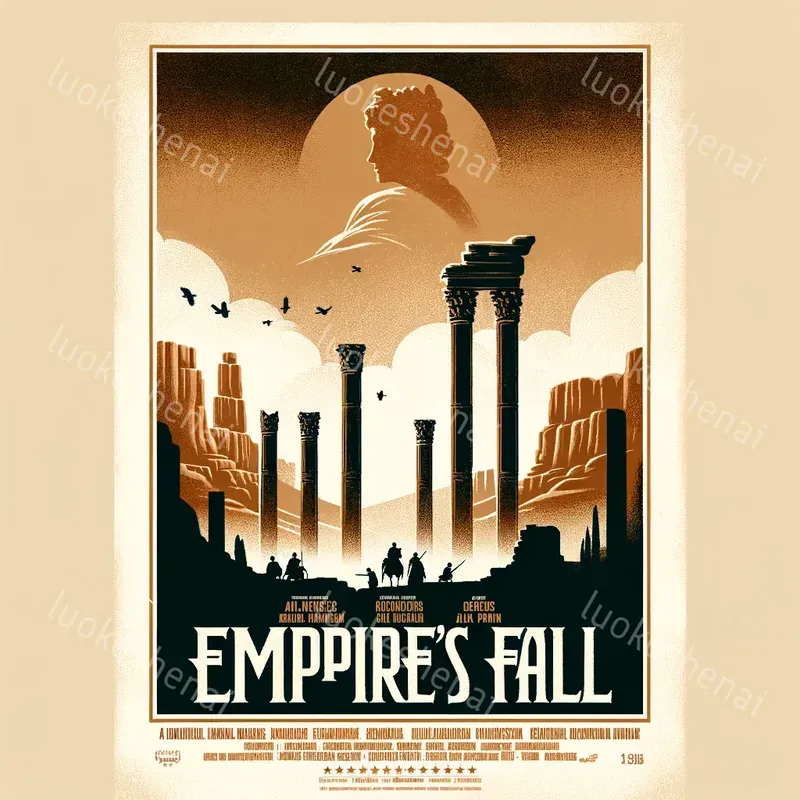 Silhouette Retro Style Movie Posters DALL·E Prompt | PromptBase