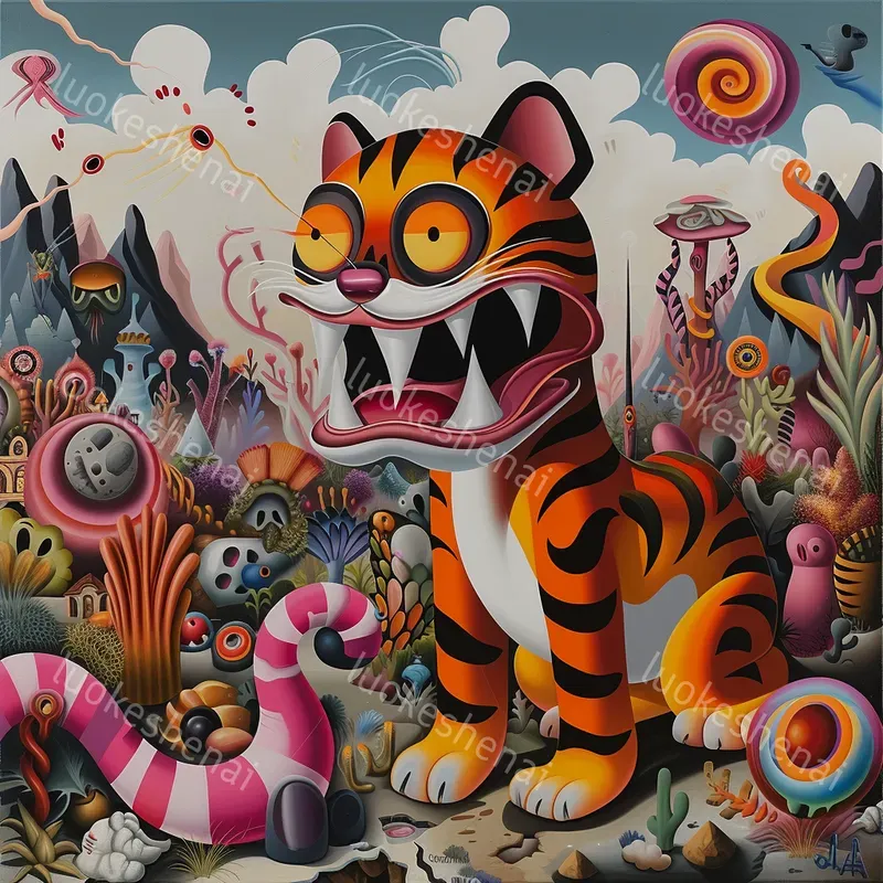 Giant Creatures Grotesque Style Art Midjourney Prompt | PromptBase