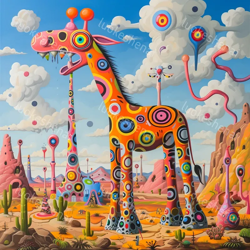 Giant Creatures Grotesque Style Art Midjourney Prompt | PromptBase